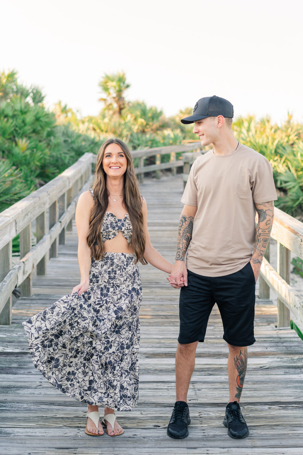 Miranda + Nick | Ponce Inlet | Engagement - Lisa Marshall Photography