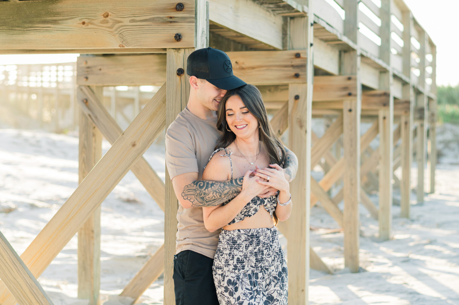 Miranda + Nick | Ponce Inlet | Engagement - Lisa Marshall Photography
