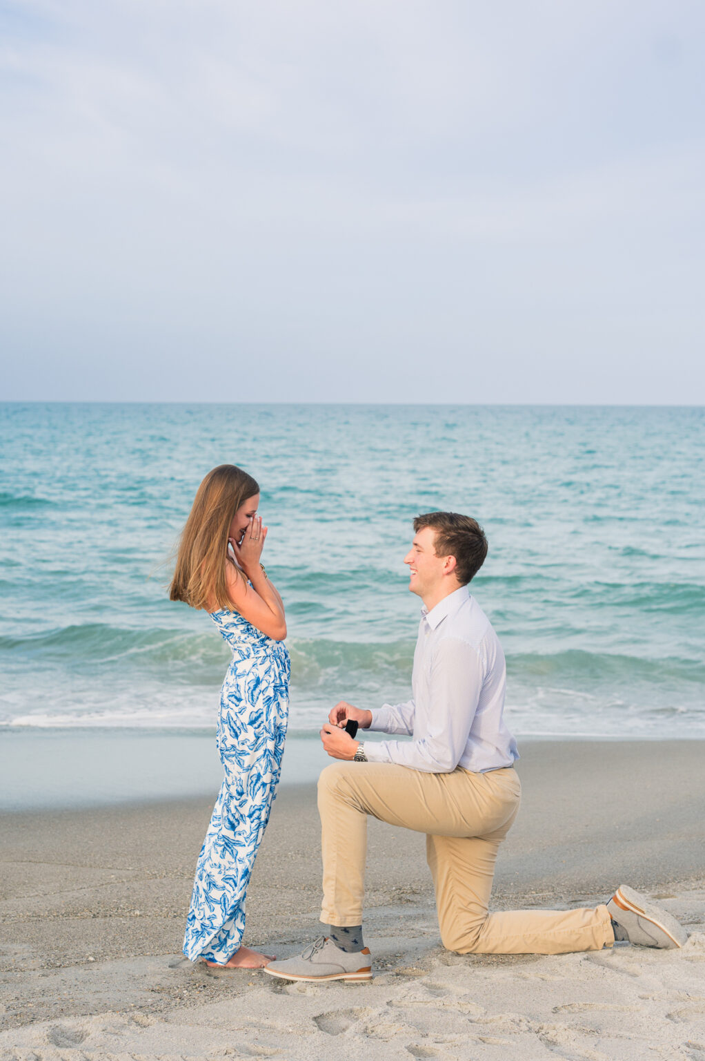 Jesse + Mackenzie | Melbourne Beach Proposal - Lisa Marshall Photography