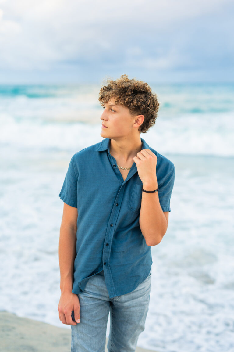 Bodhi | Senior Portraits | Mel Beach - Lisa Marshall Photography